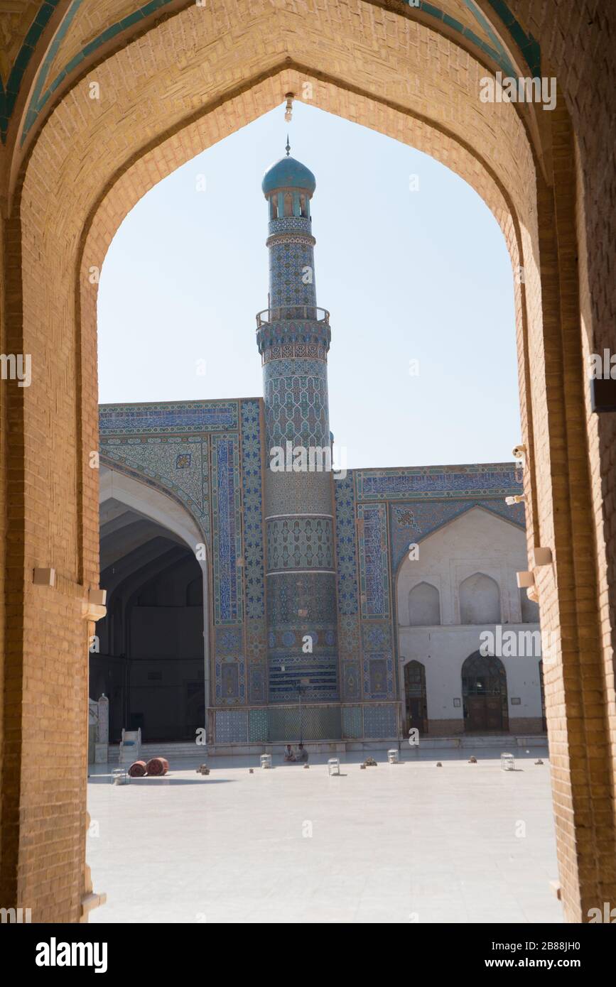 Herat Blue Mosque - Masjed Jame Herat, Afghanistan Stock Photo - Alamy