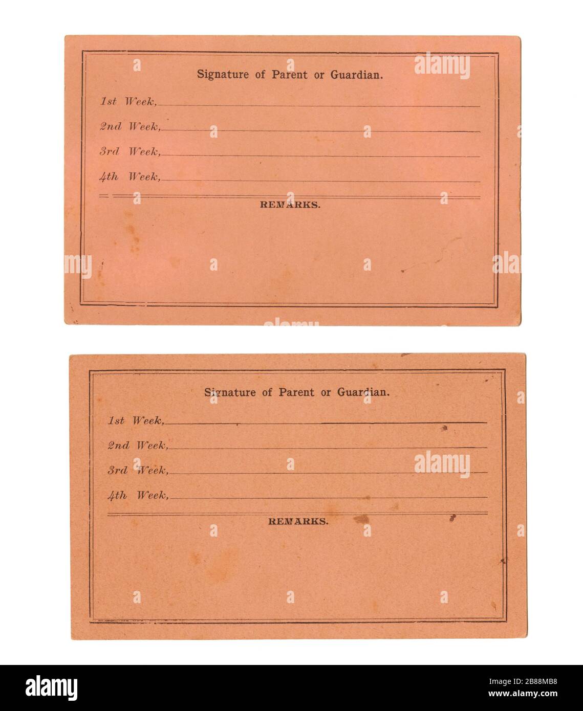 School report card nobody hi-res stock photography and images - Alamy