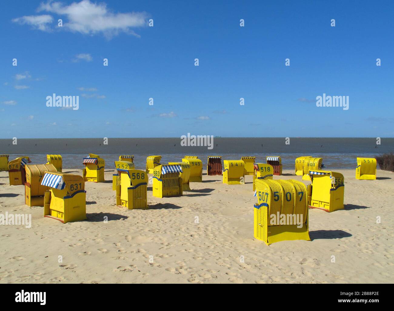 On the beach at the german north sea Stock Photo - Alamy