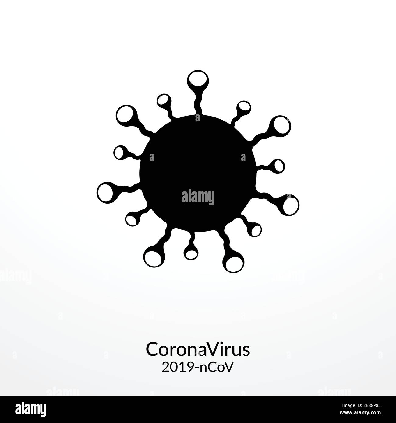 Coronavirus disease (COVID-19) Icon Vector Illustration. 2019-nCov ...