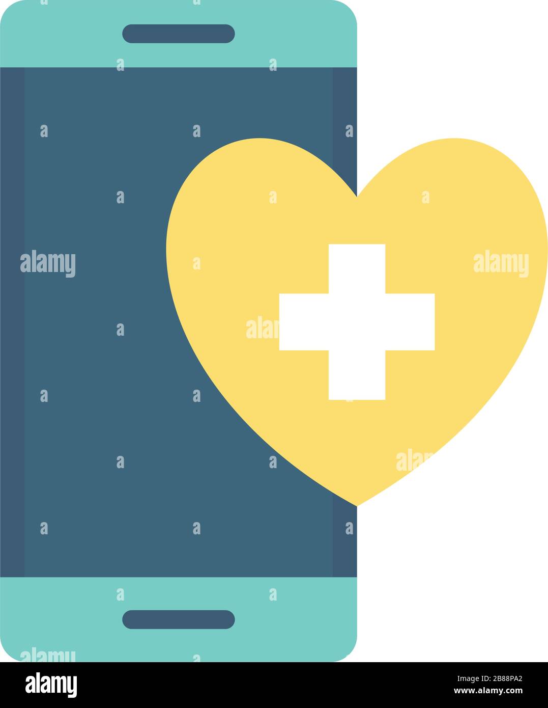 Smartphone heart cross hi-res stock photography and images - Alamy