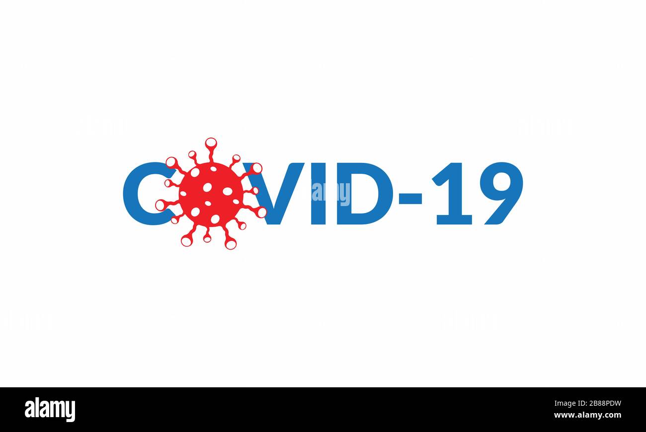 Coronavirus disease (COVID-19) Typography Design. 2019-nCov / Novel ...