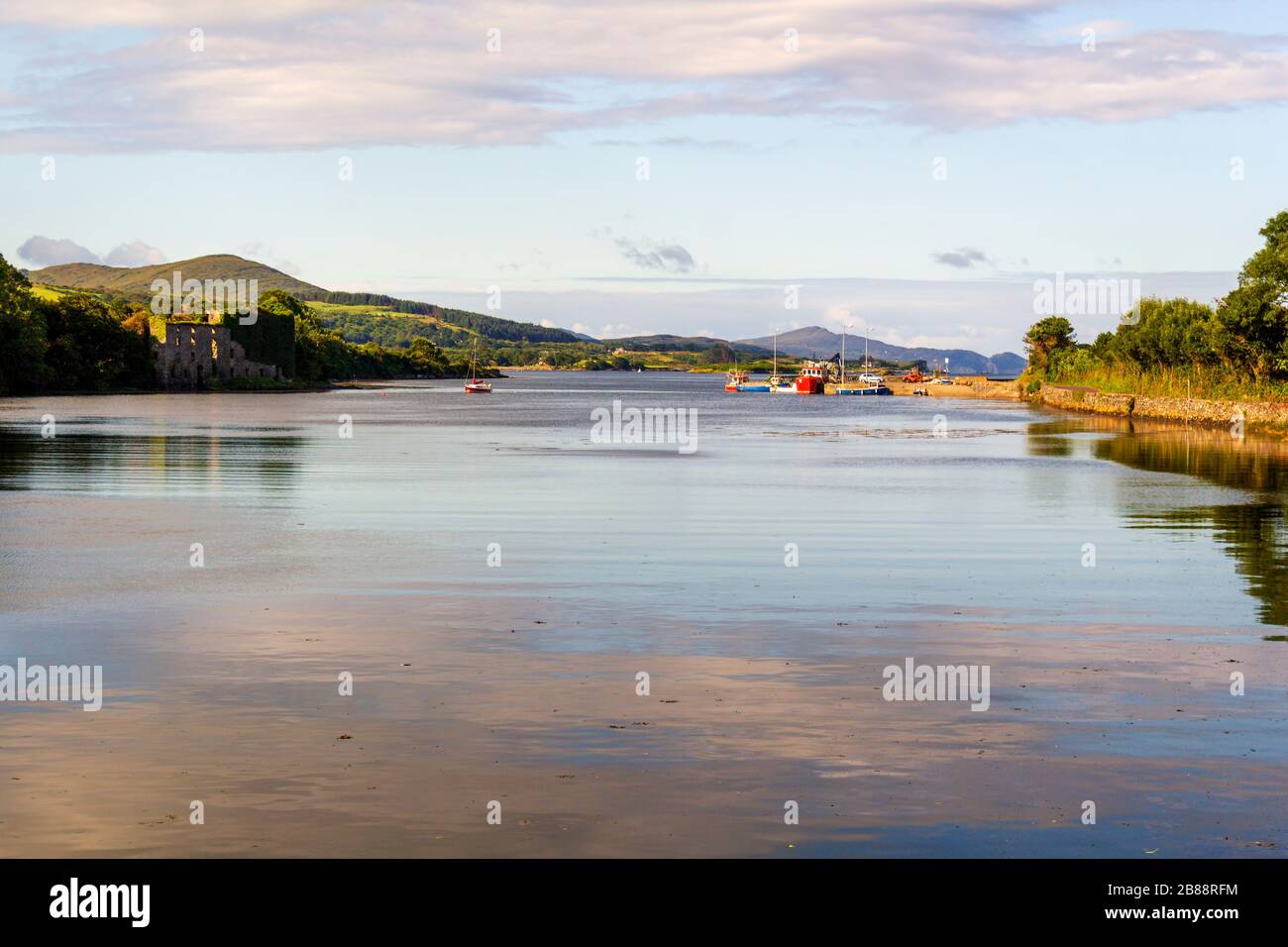 Image of the Durrus Bay near the village of Durrus in County Cork ...