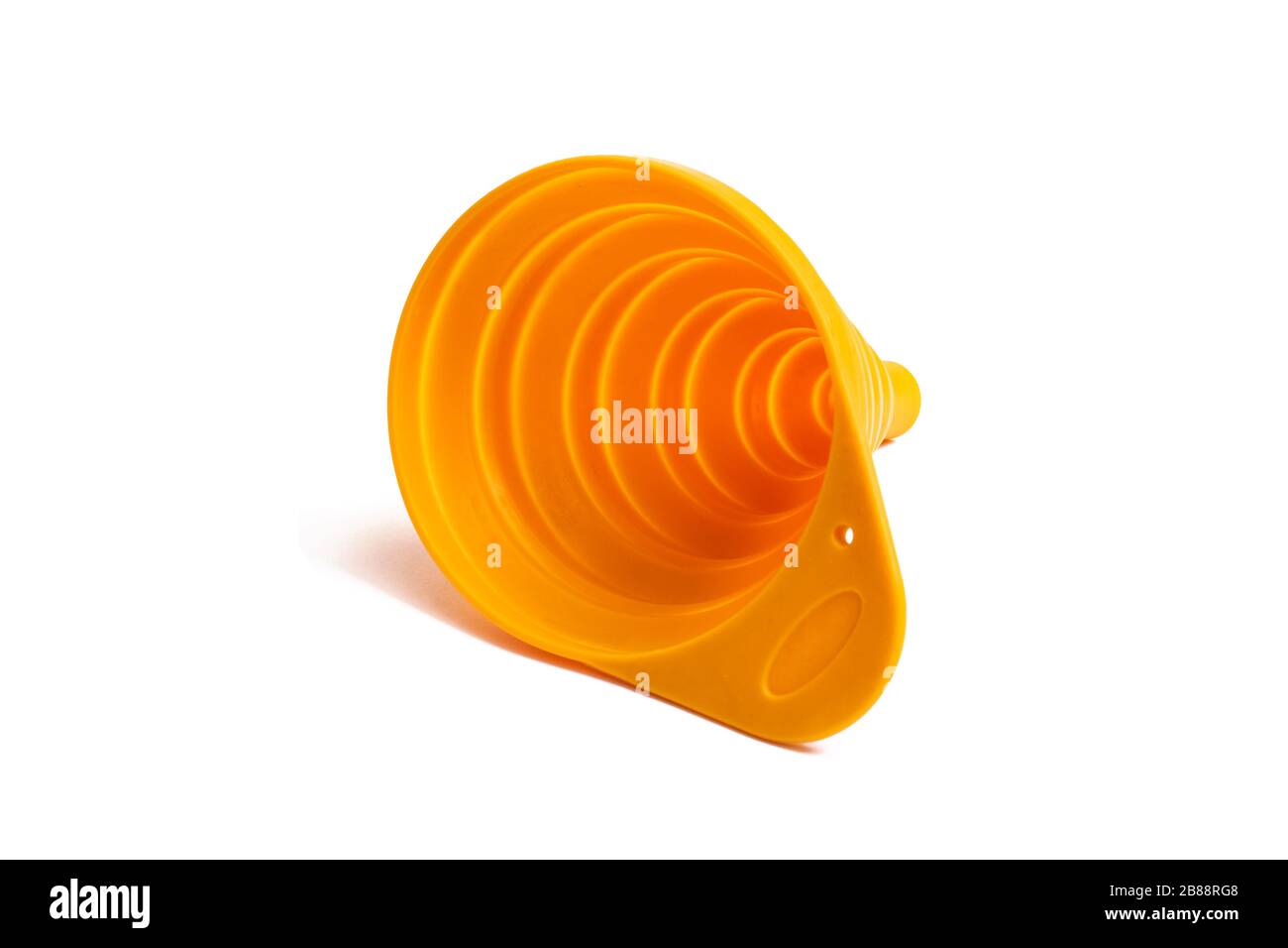 Funnel for water isolated on white background Stock Photo - Alamy