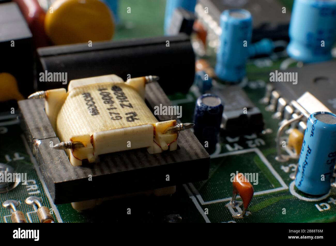 Computer board soldered chips hi-res stock photography and images - Alamy