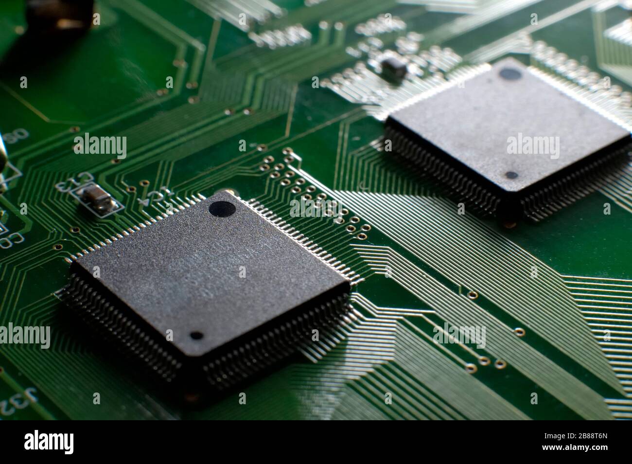 Computer board soldered chips hi-res stock photography and images - Alamy