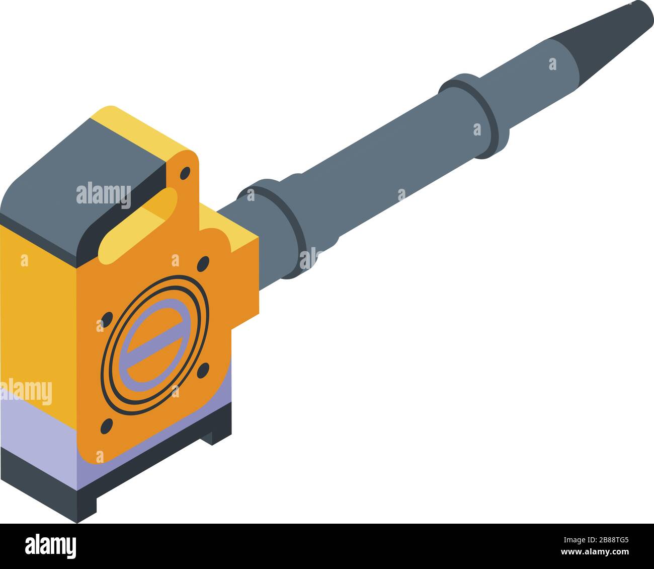 Leaf blower icon, isometric style Stock Vector Image & Art - Alamy