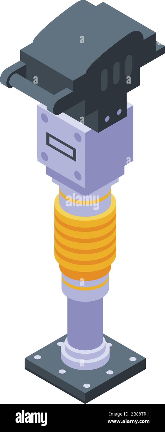 Concrete rammer Stock Vector Images - Alamy