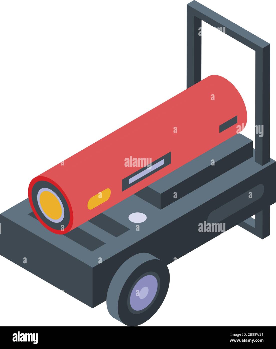 Portable heater icon, isometric style Stock Vector Image & Art - Alamy
