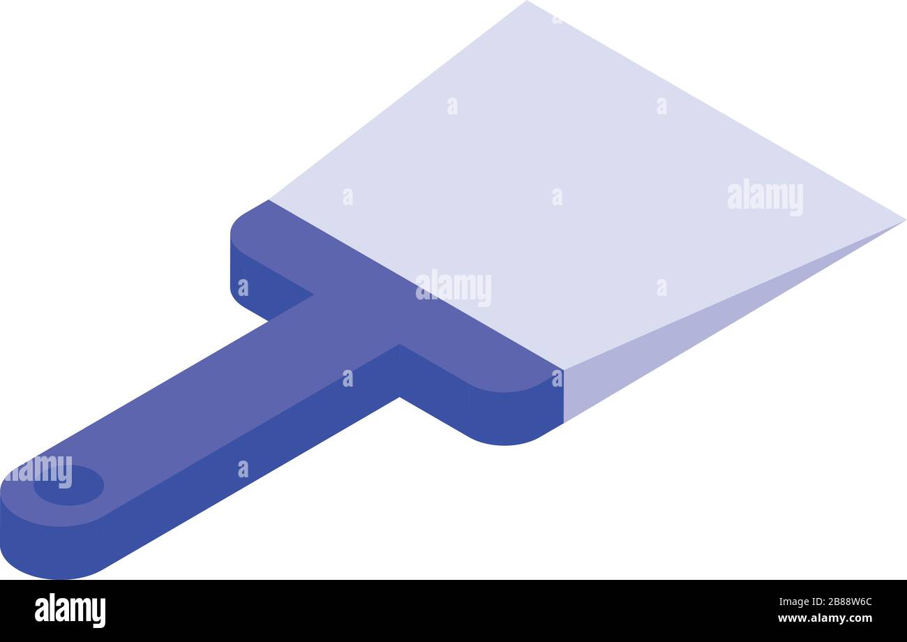 Putty knife icon, isometric style Stock Vector Image & Art - Alamy