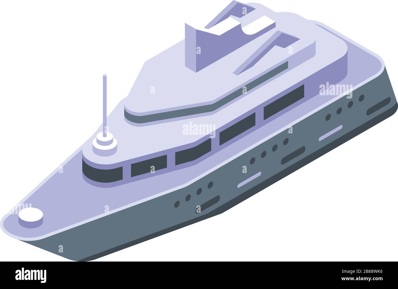 Yacht boat icon, isometric style Stock Vector Image & Art - Alamy
