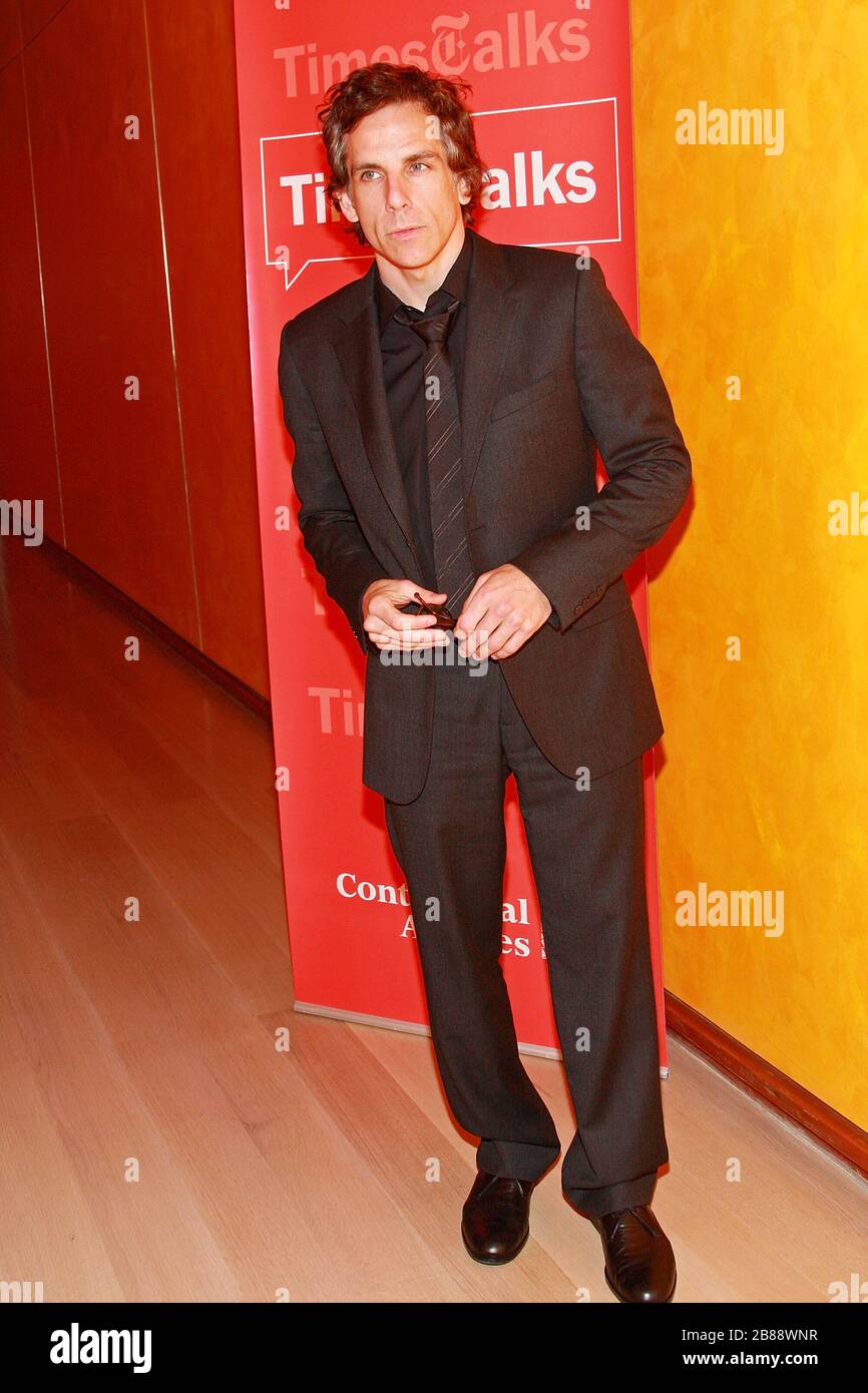 New York, NY, USA. 6 April, 2010. Ben Stiller at the Conversation With ... New York, NY, USA. 6 April, 2010. Ben Stiller at the Conversation With ...