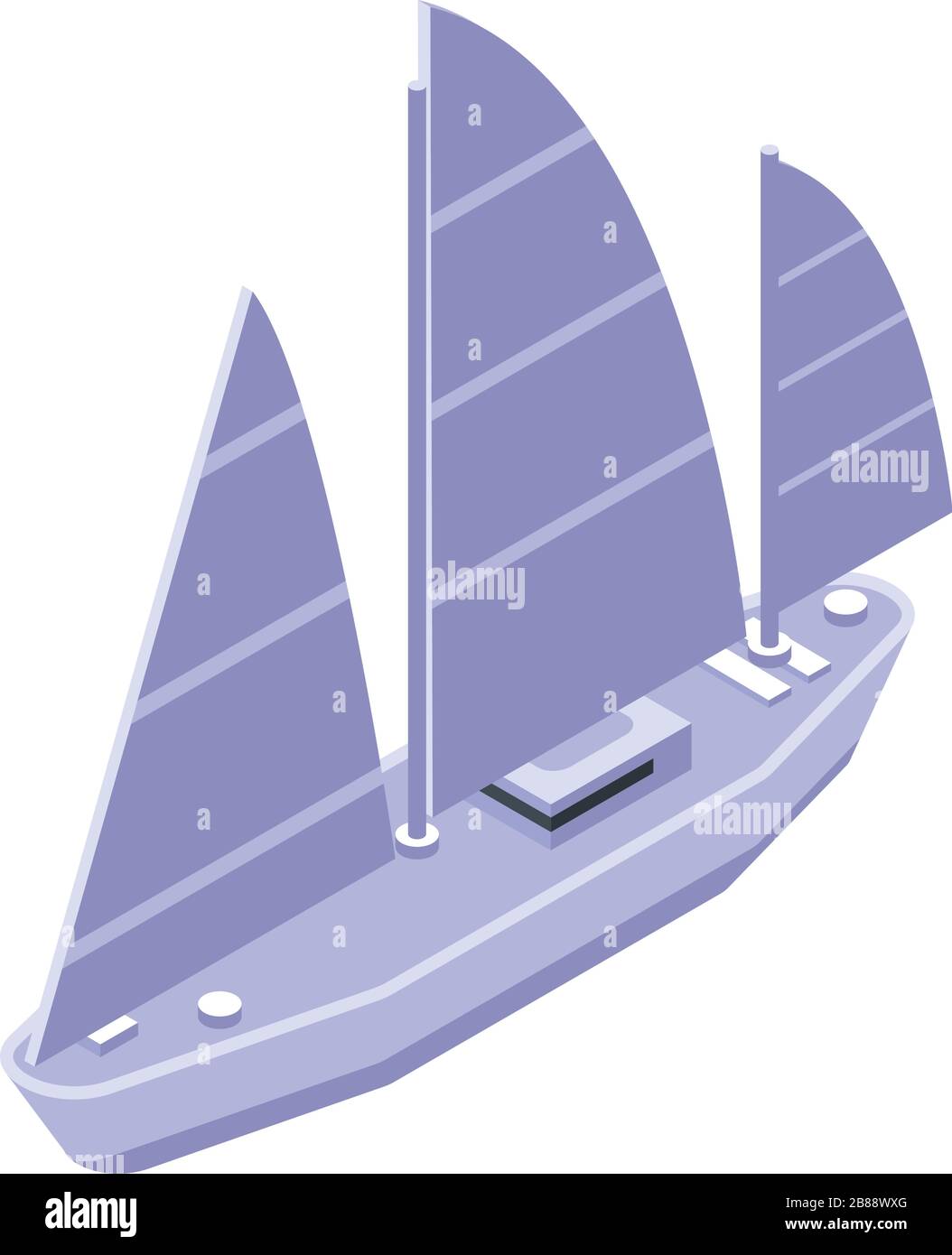 Yacht ship icon, isometric style Stock Vector Image & Art - Alamy