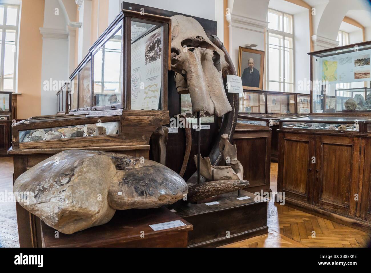 St.Petersburg,Russia-July29,2019-geology and mineralogy museum at ...