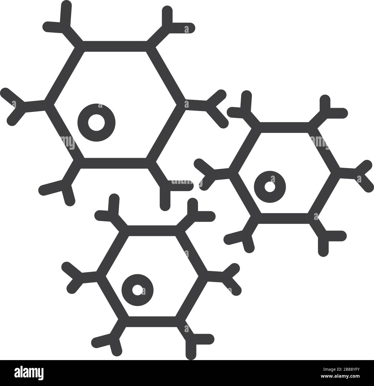 virus covid 19 pandemic structure atomic and molecular vector ...