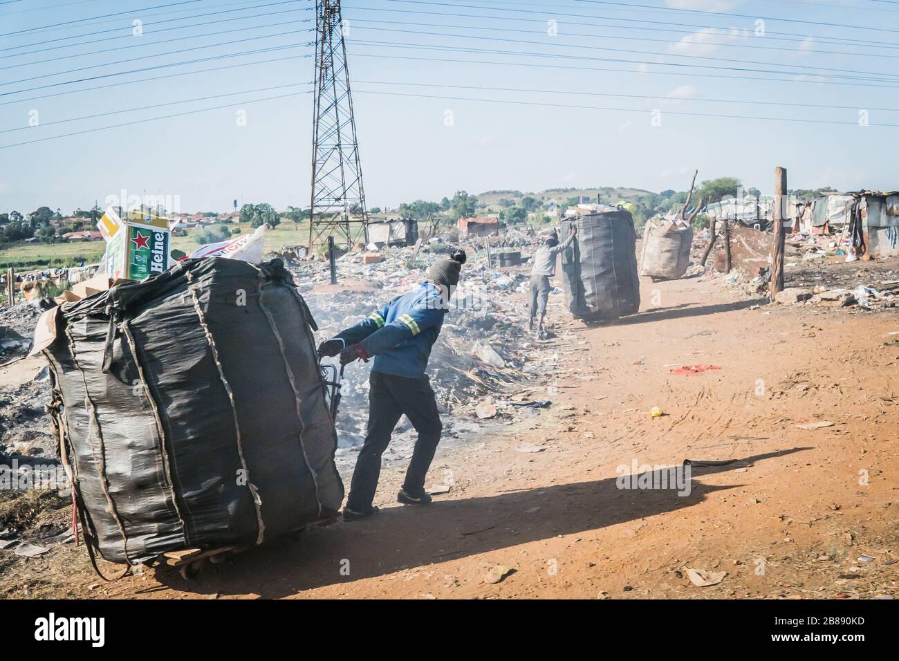 Garbage collector garbage recycling hi-res stock photography and images ...