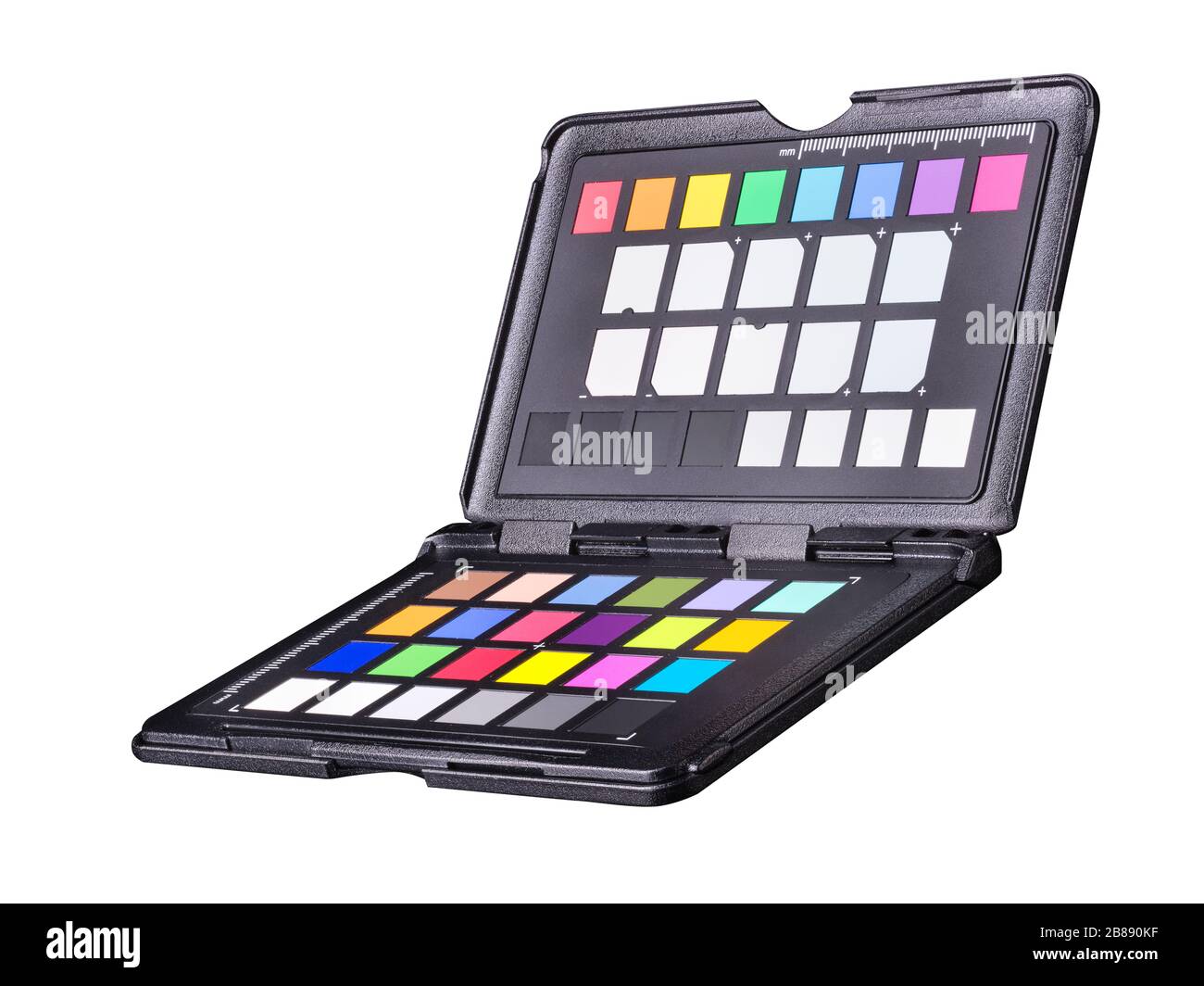 Rainbow color palette or colorchecker calibration passport for post ...