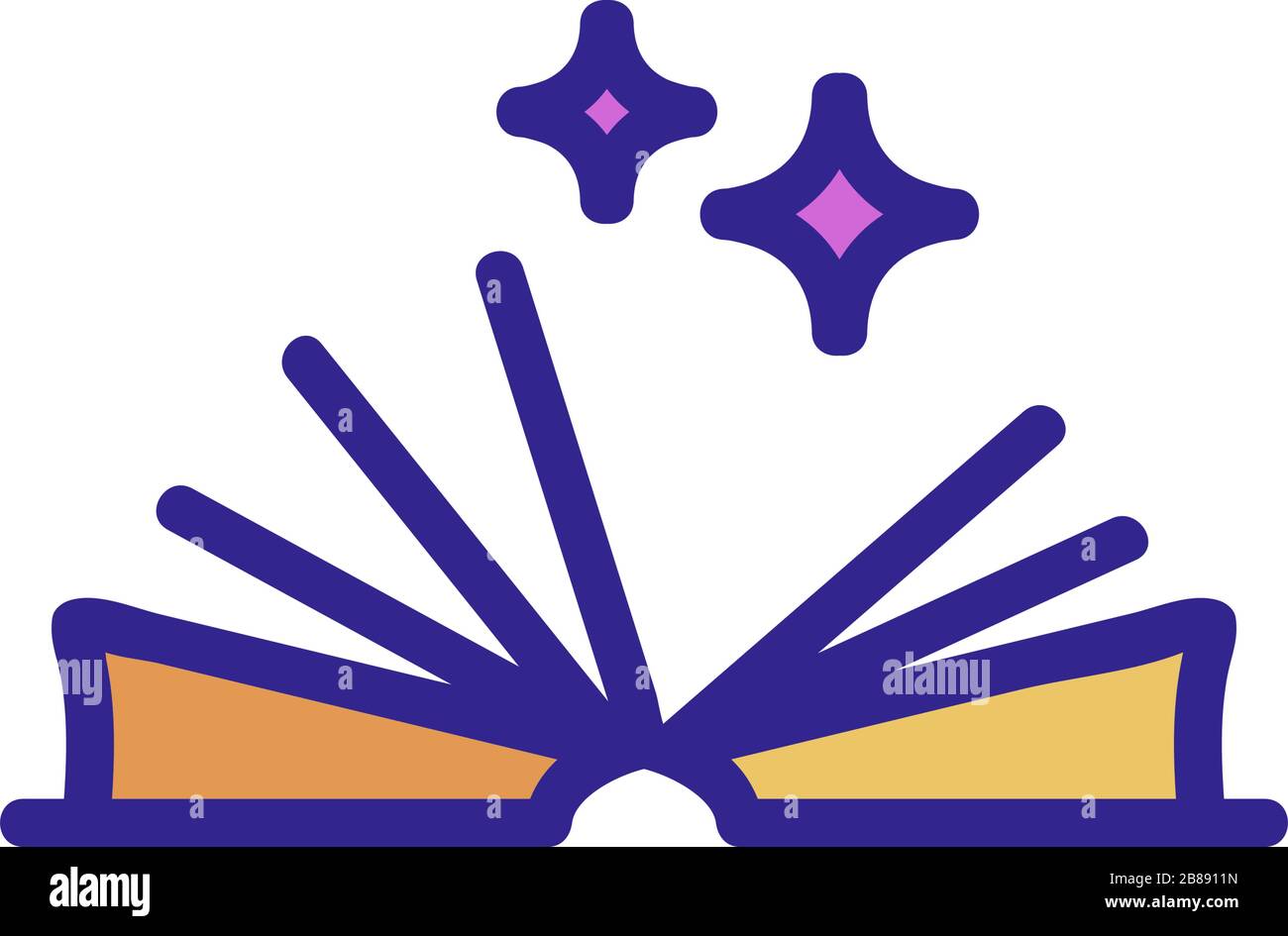 Crystal ball spell book Cut Out Stock Images & Pictures - Alamy