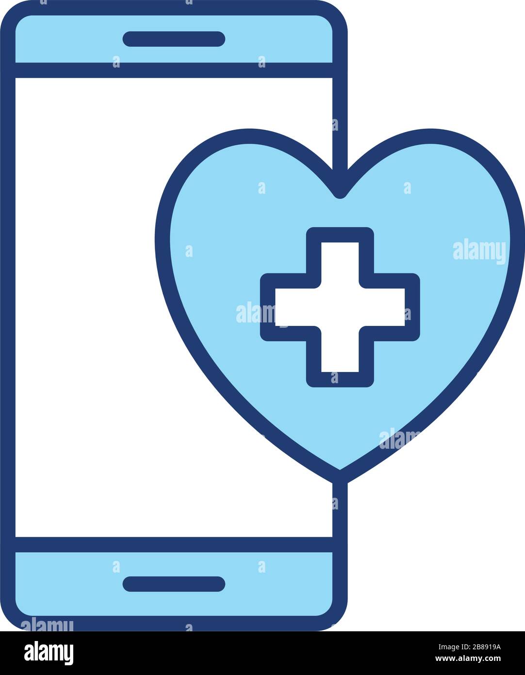 Smartphone heart cross hi-res stock photography and images - Alamy