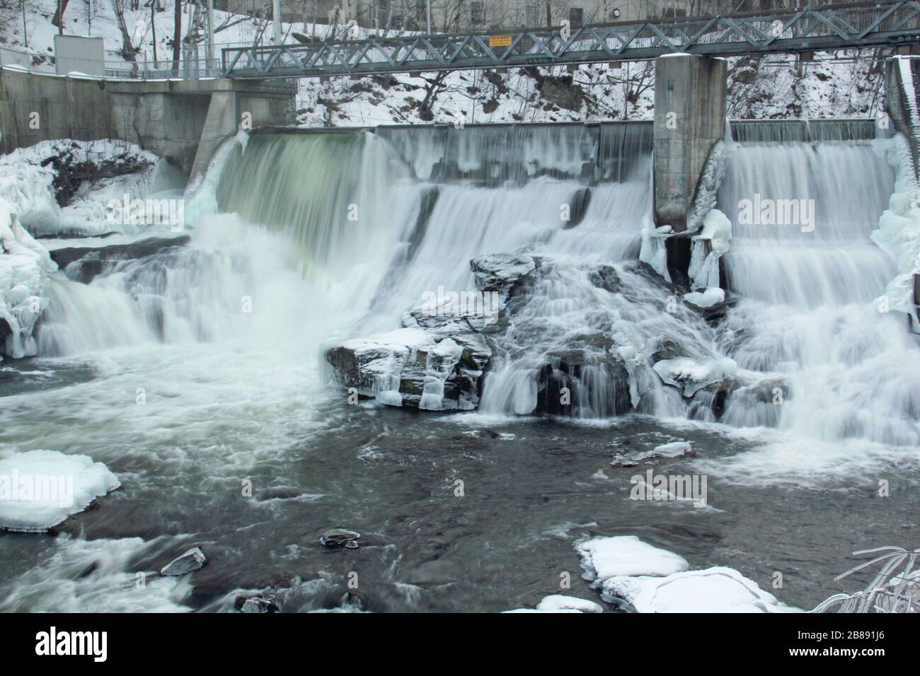 Rapid flow of snow hi-res stock photography and images - Alamy