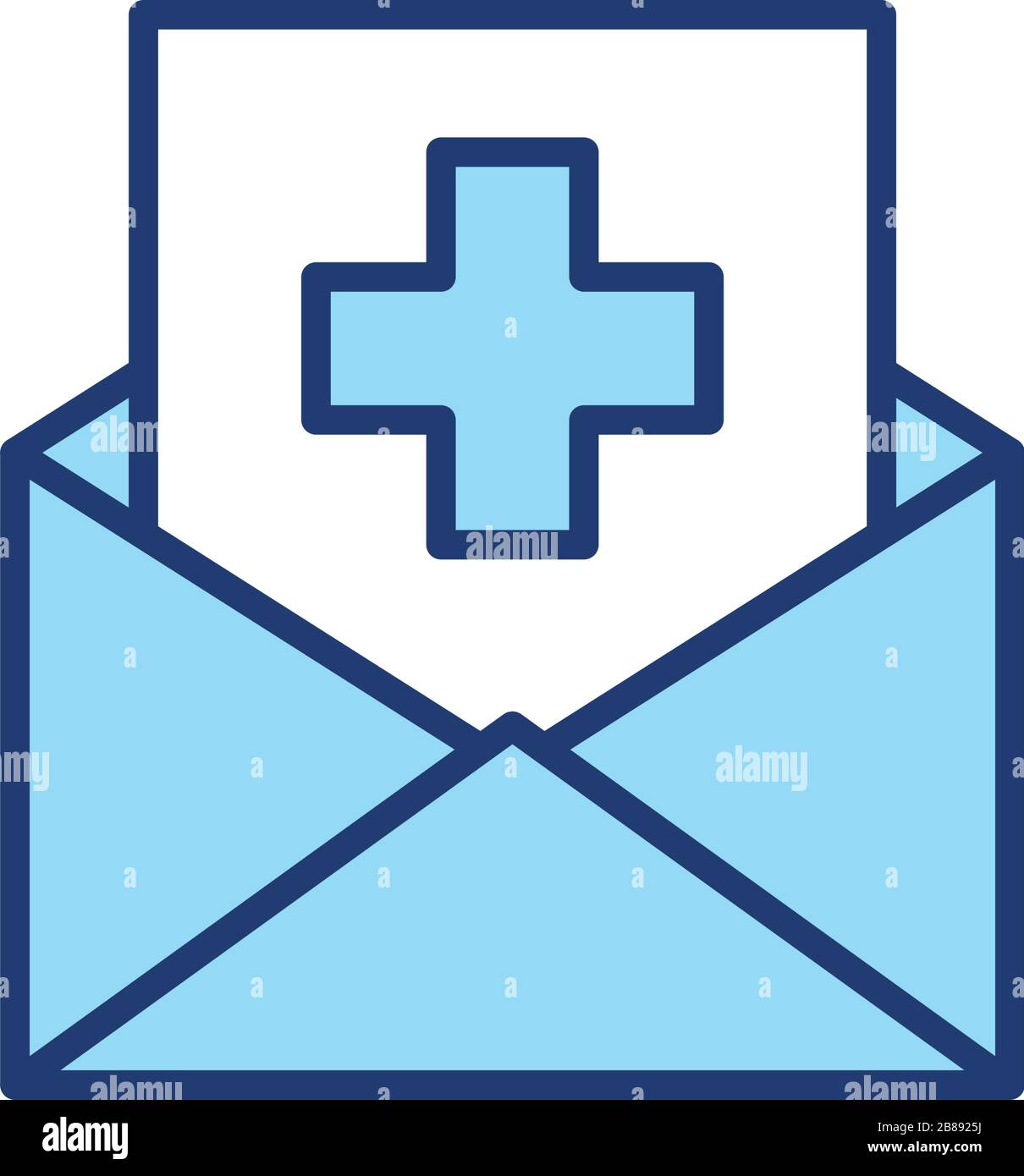 Cross envelope Cut Out Stock Images & Pictures - Alamy