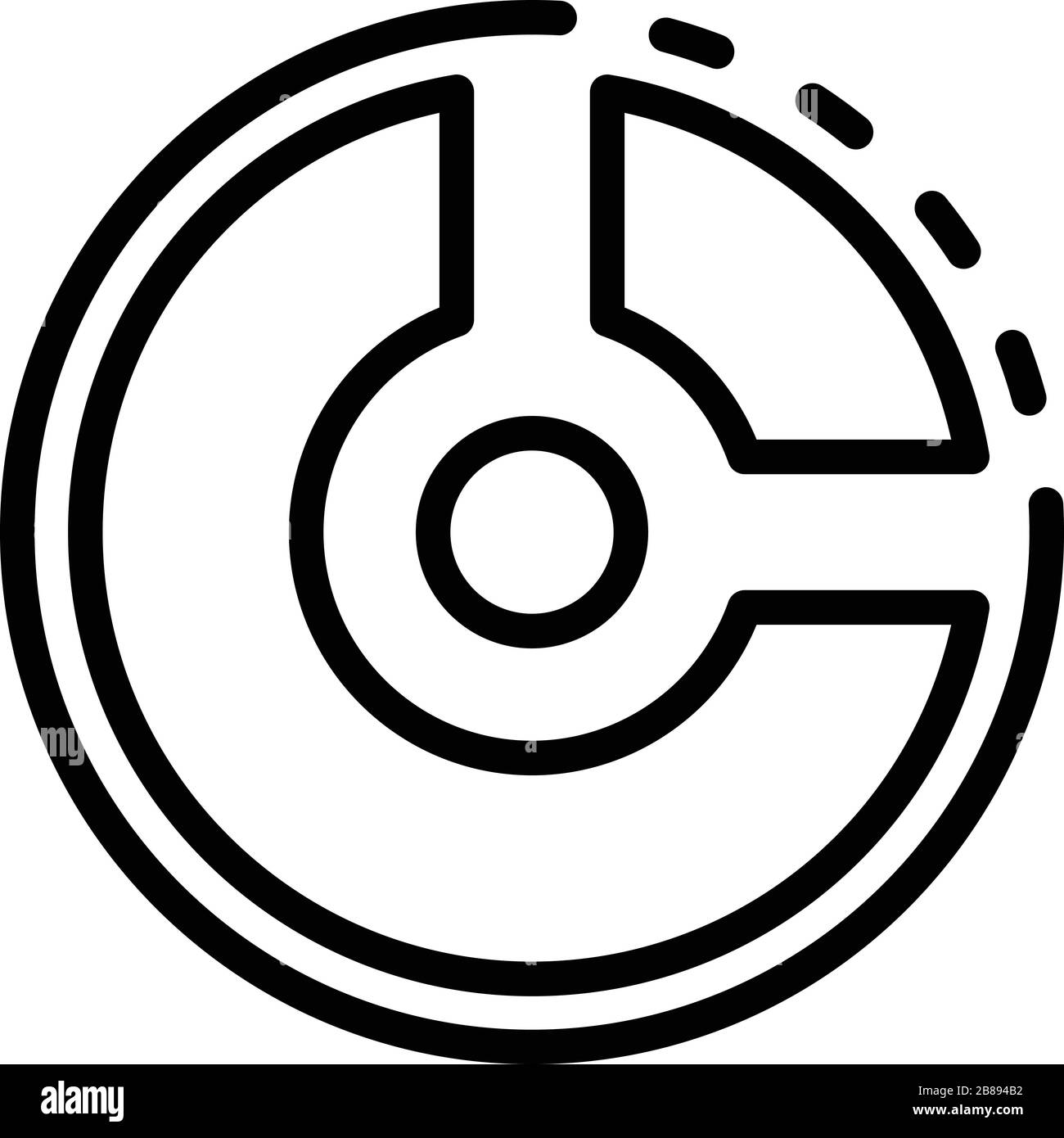 Innovation pie chart icon, outline style Stock Vector Image & Art - Alamy