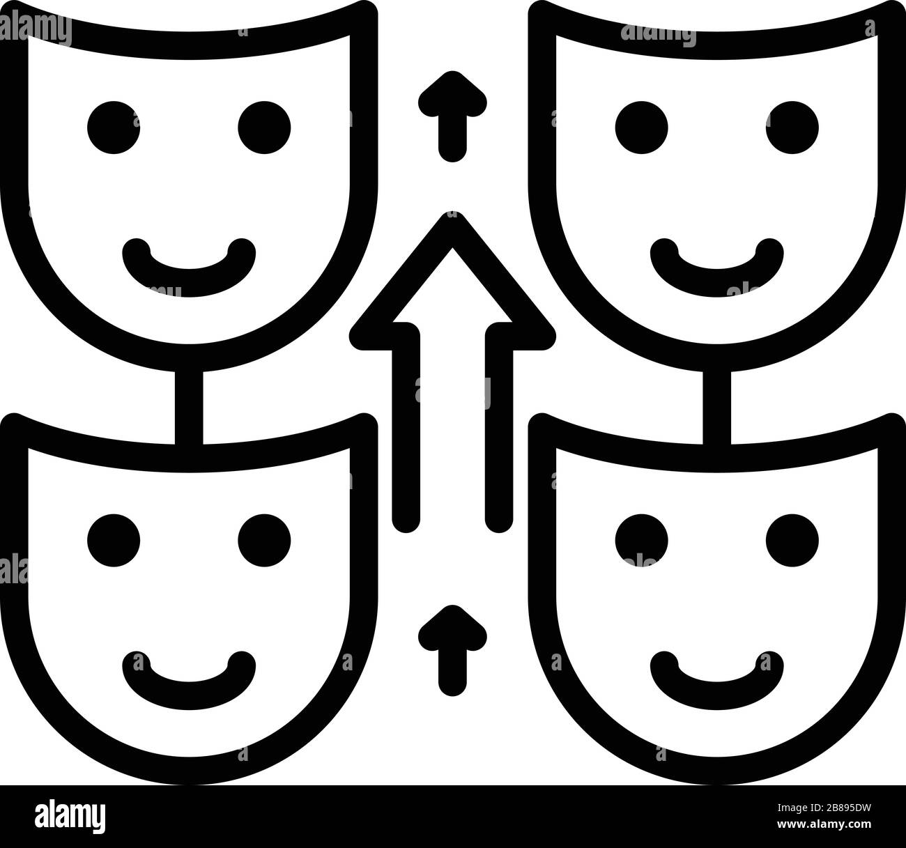 Self control black line Cut Out Stock Images & Pictures - Alamy