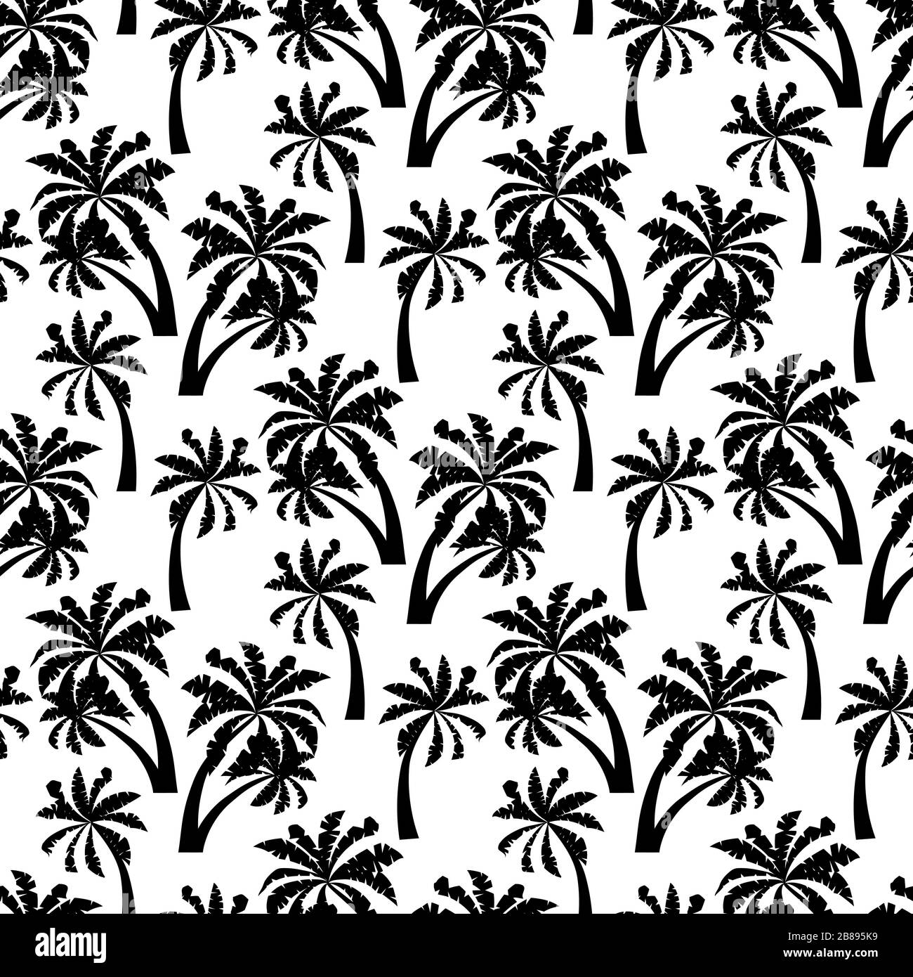 Palm Tree Pattern Background