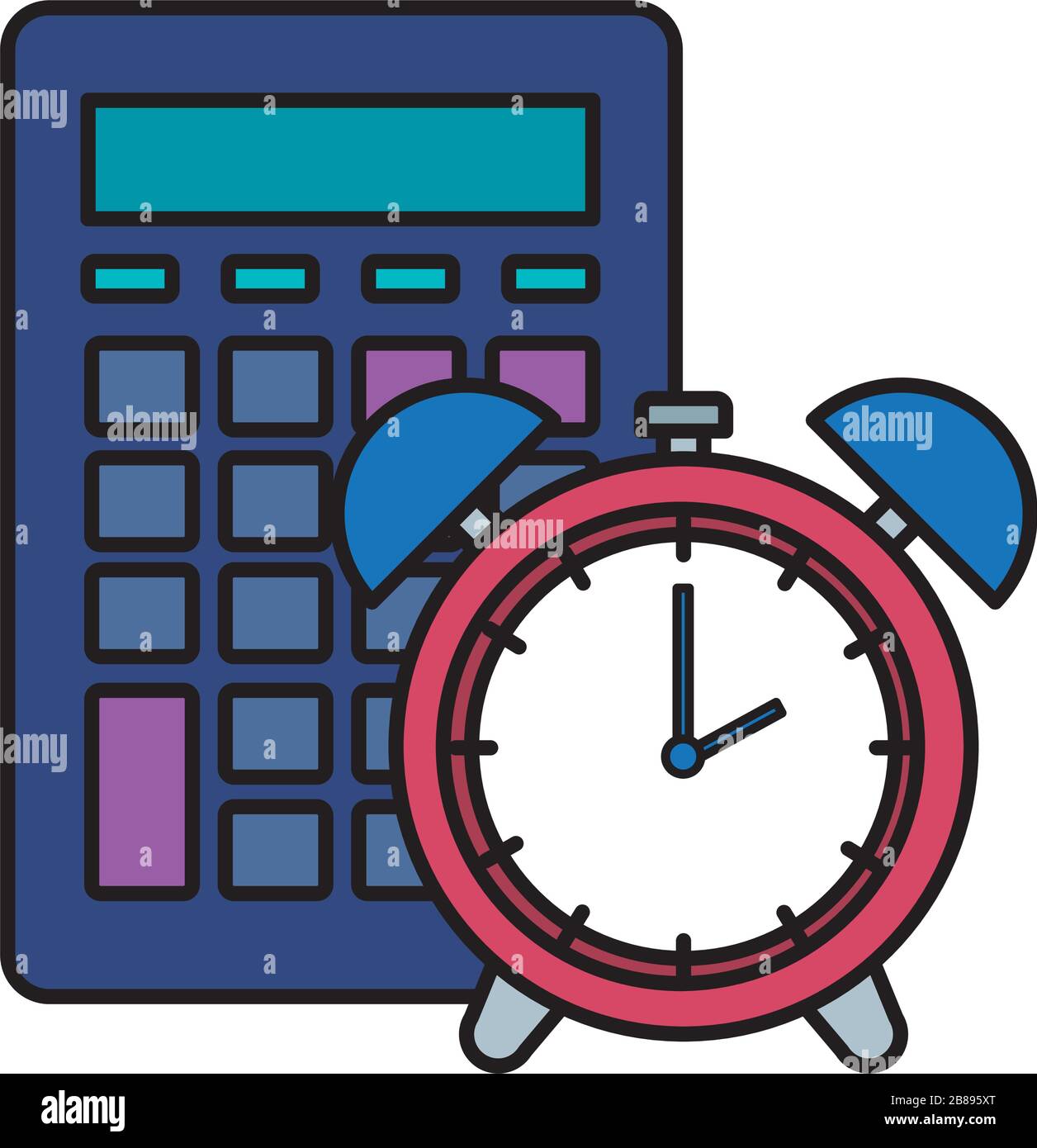 Calculator dial Stock Vector Images - Alamy