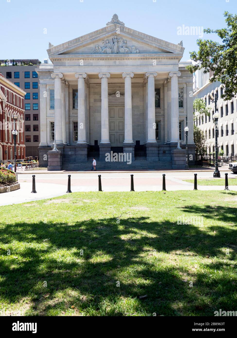 Gallier Hall, New Orleans, Louisiana, USA Stock Photo - Alamy