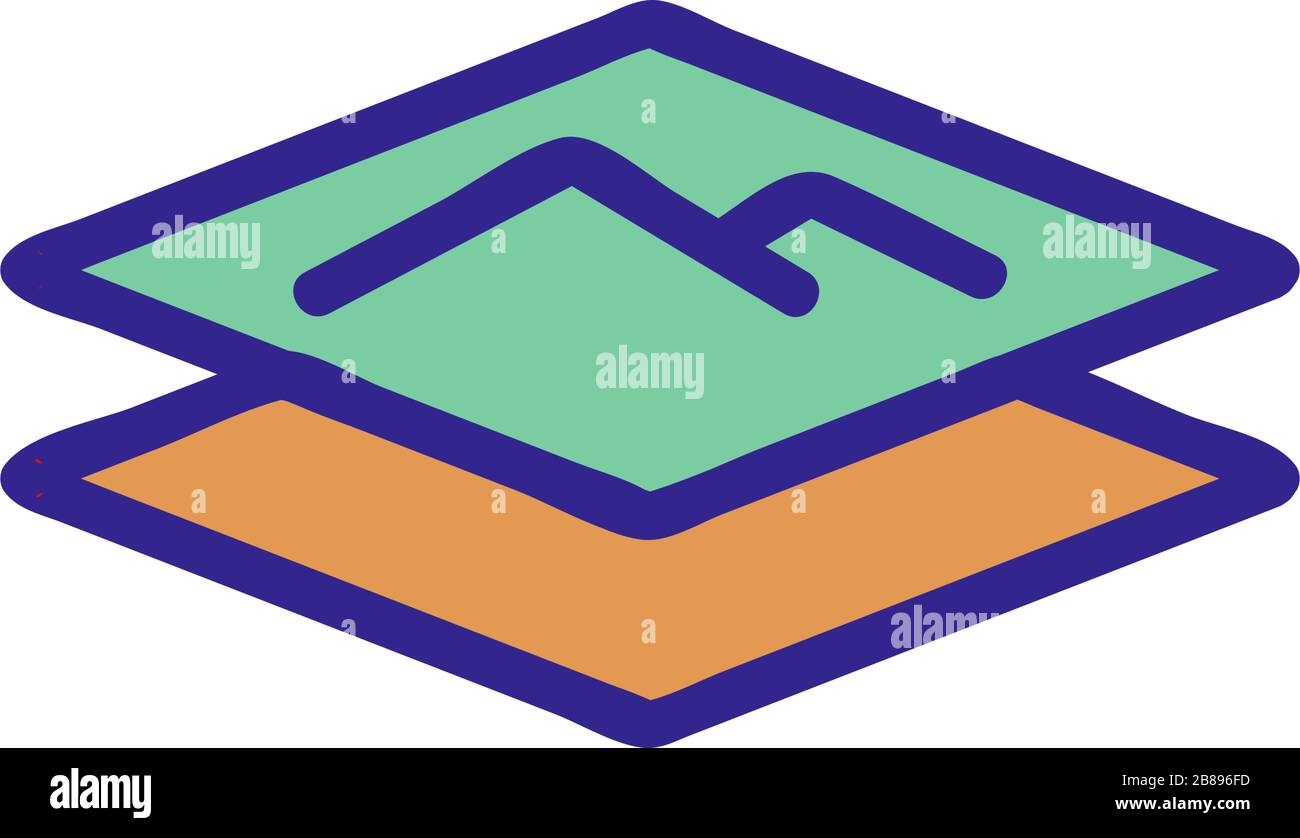soft layer icon vector outline illustration Stock Vector Image & Art ...
