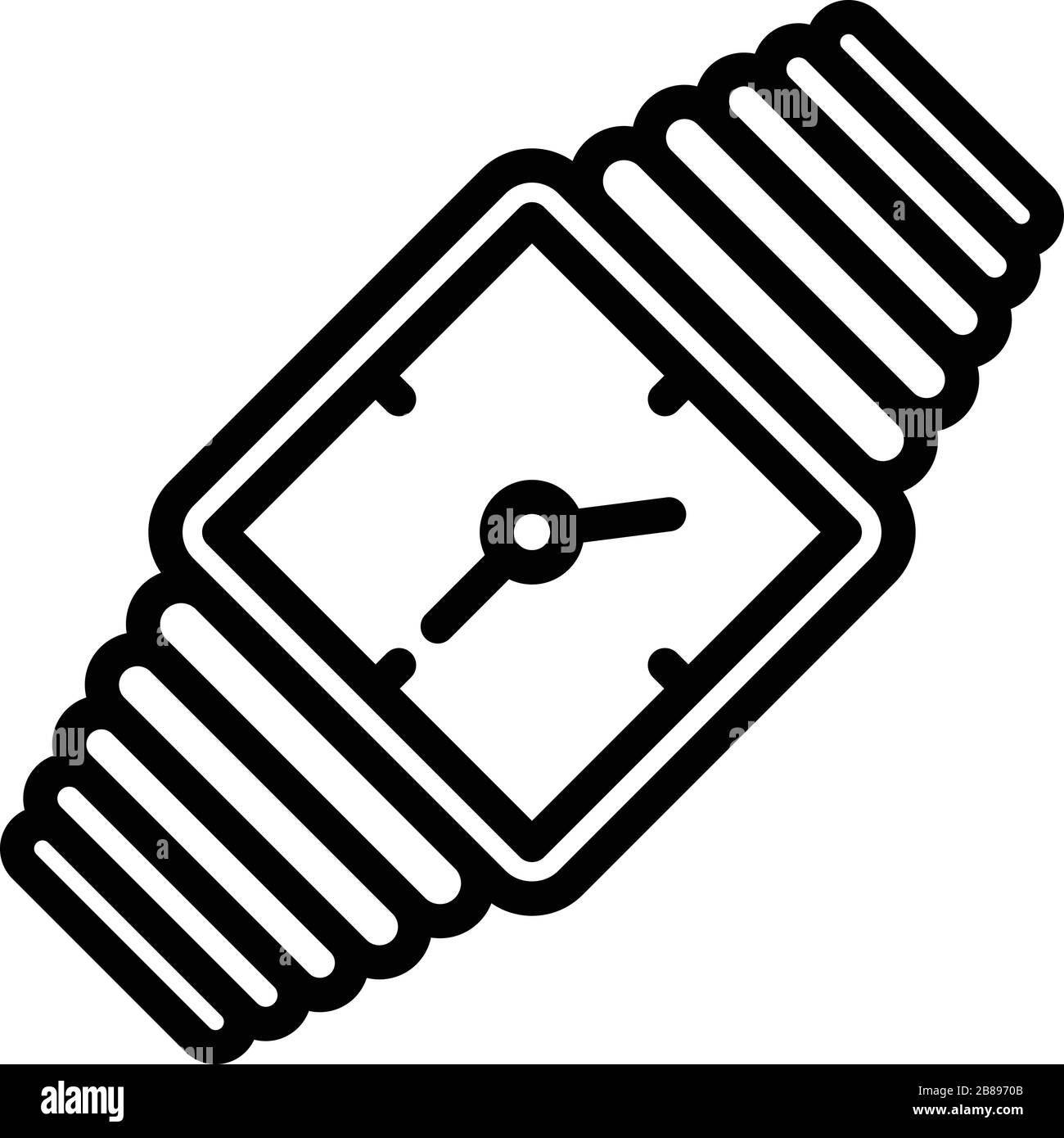 Metal hand watch icon, outline style Stock Vector Image & Art - Alamy