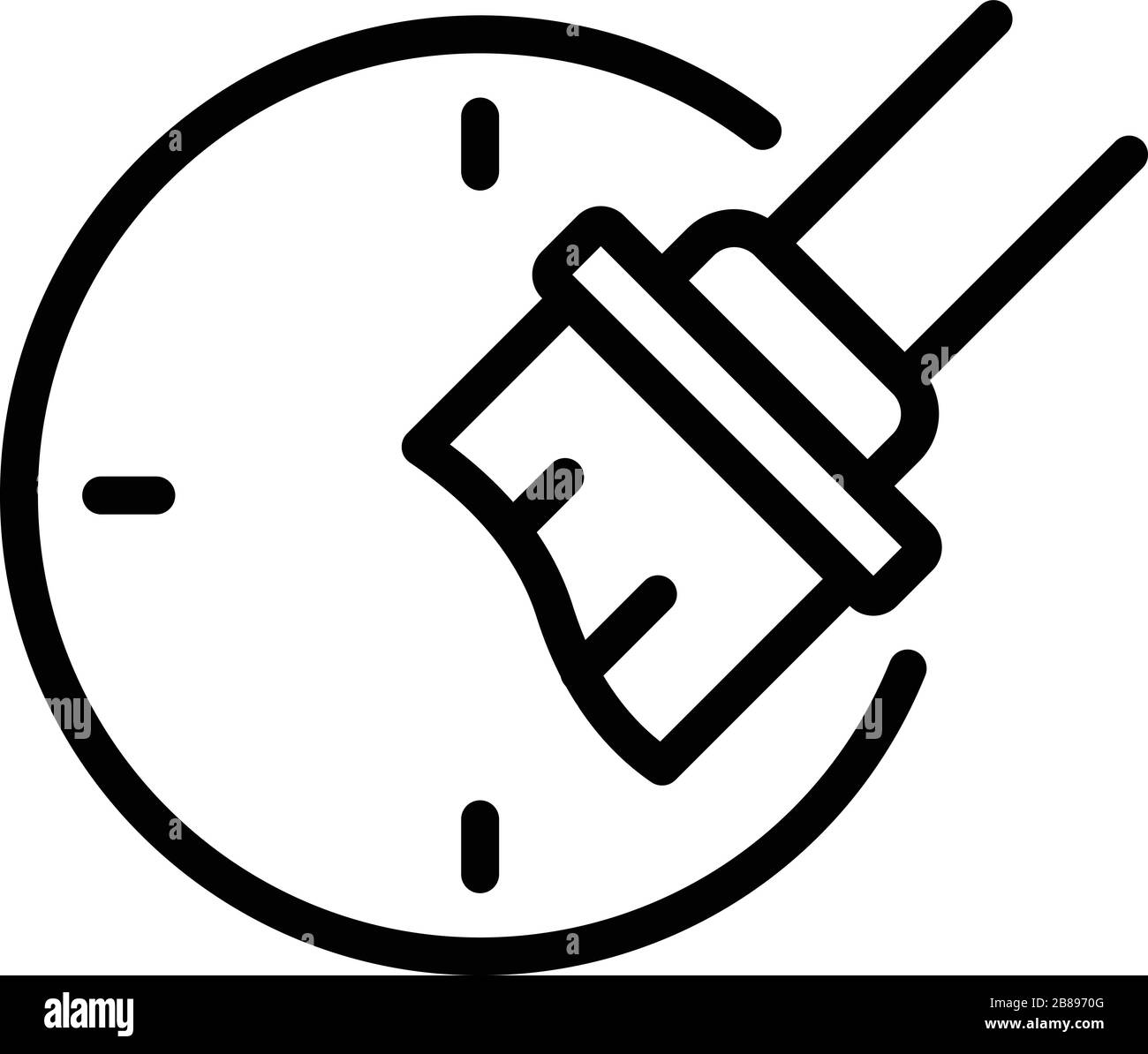 Repair paint watch icon, outline style Stock Vector Image & Art - Alamy