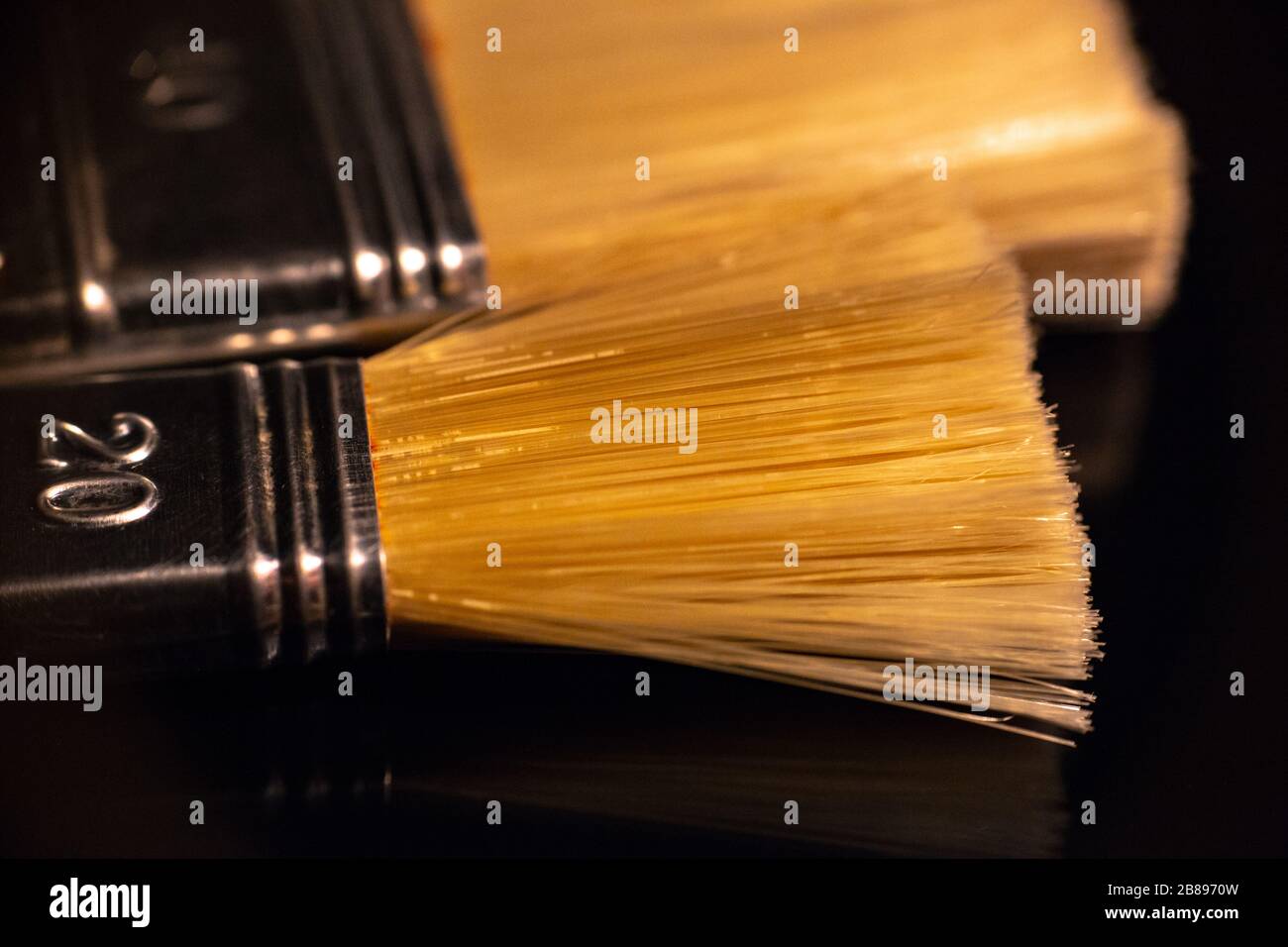 Chess pieces and brushes Stock Photo - Alamy