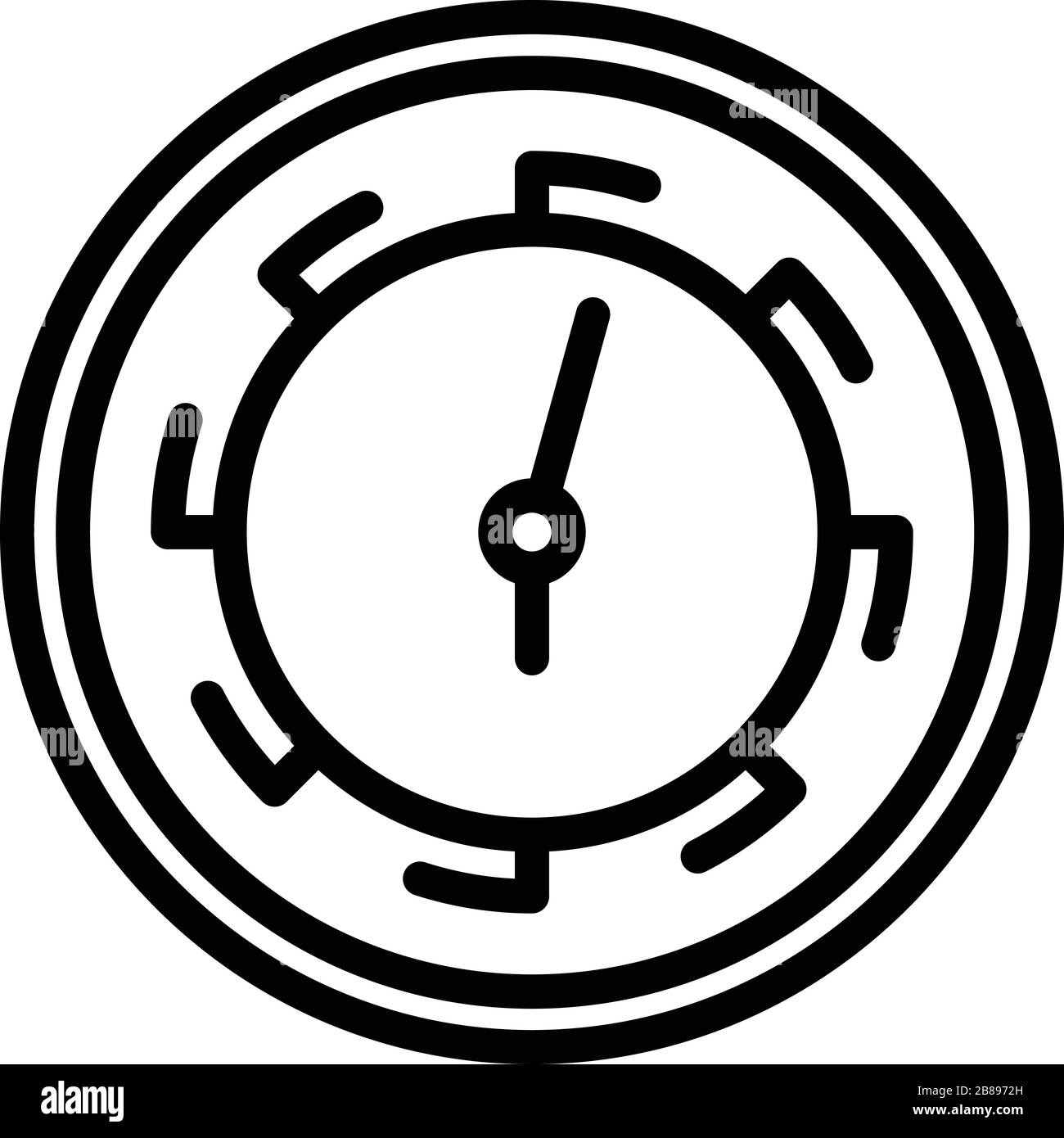 Clock parts Stock Vector Images - Alamy