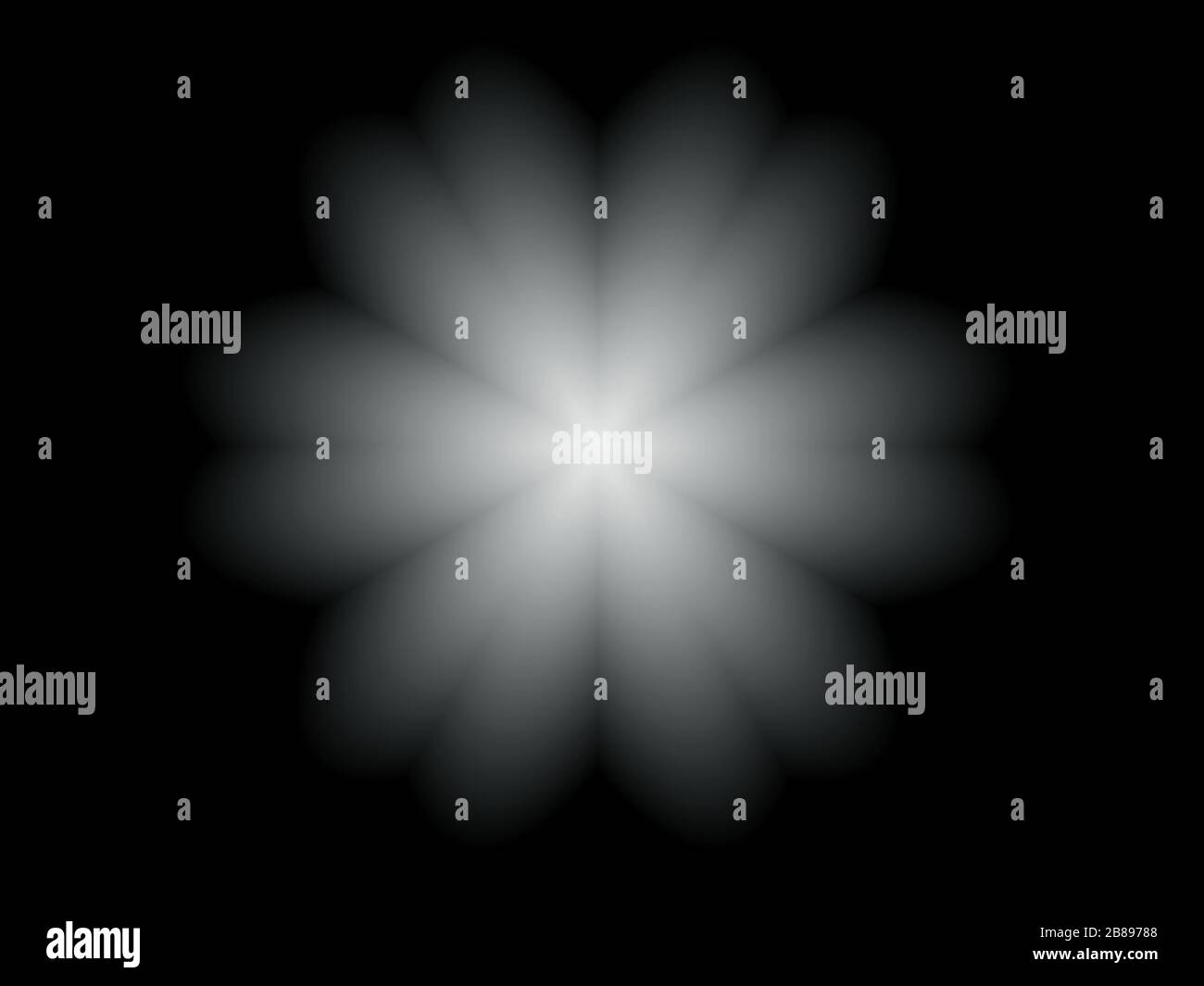Abstract background black and gray gradient decorative flower ...