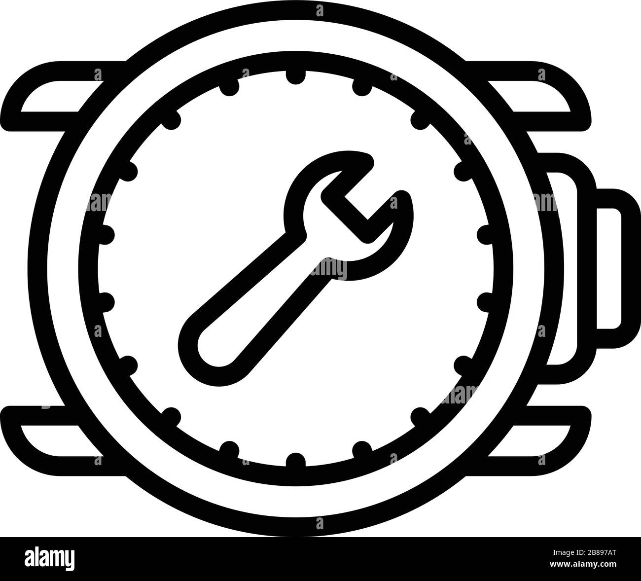 Repair watch service icon, outline style Stock Vector Image & Art - Alamy