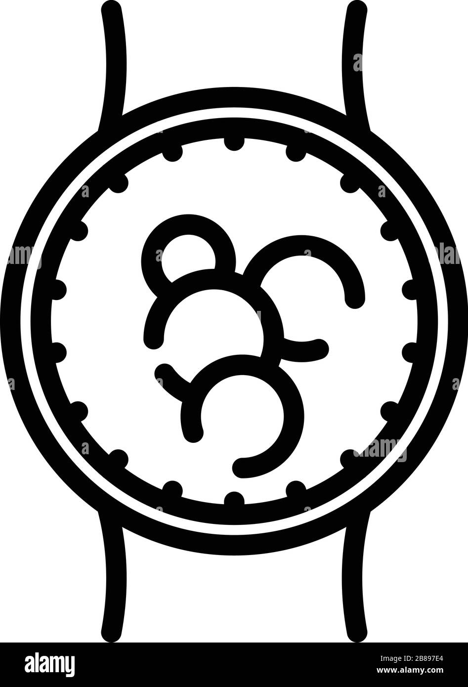 Circle repair watch icon, outline style Stock Vector Image & Art - Alamy