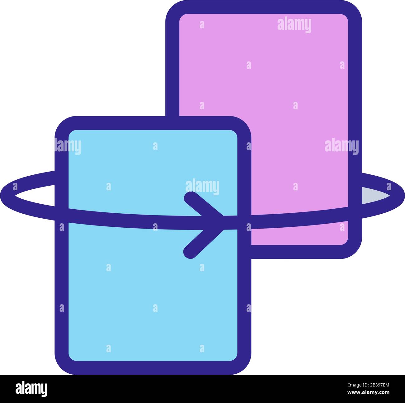 two layers icon vector outline illustration Stock Vector Image & Art ...