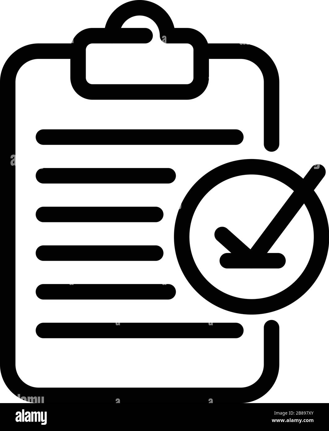 Summary analysis icon, outline style Stock Vector Image & Art - Alamy