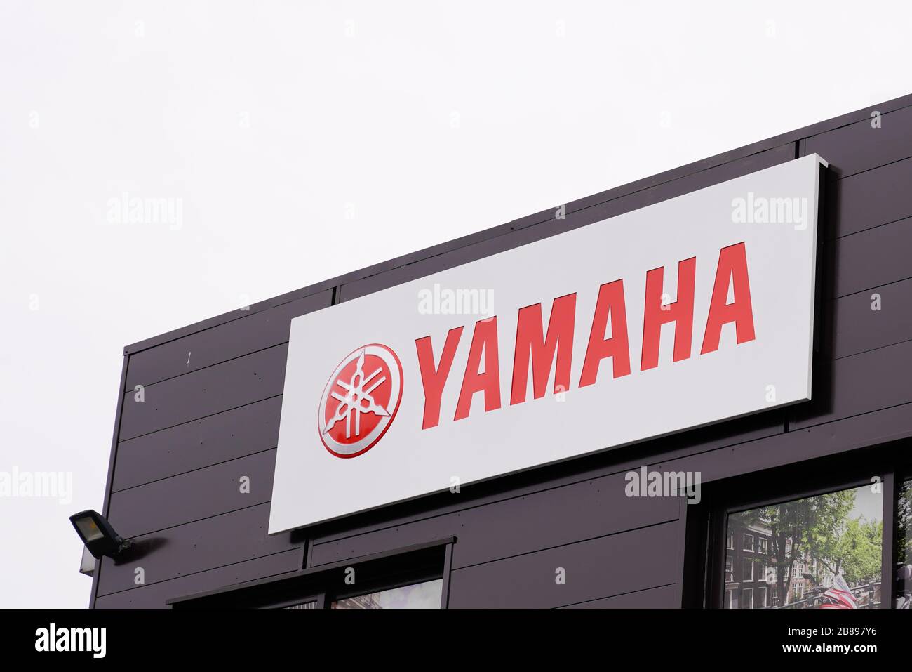 Bordeaux , Aquitaine / France - 10 17 2019 : Yamaha logo sign store ...