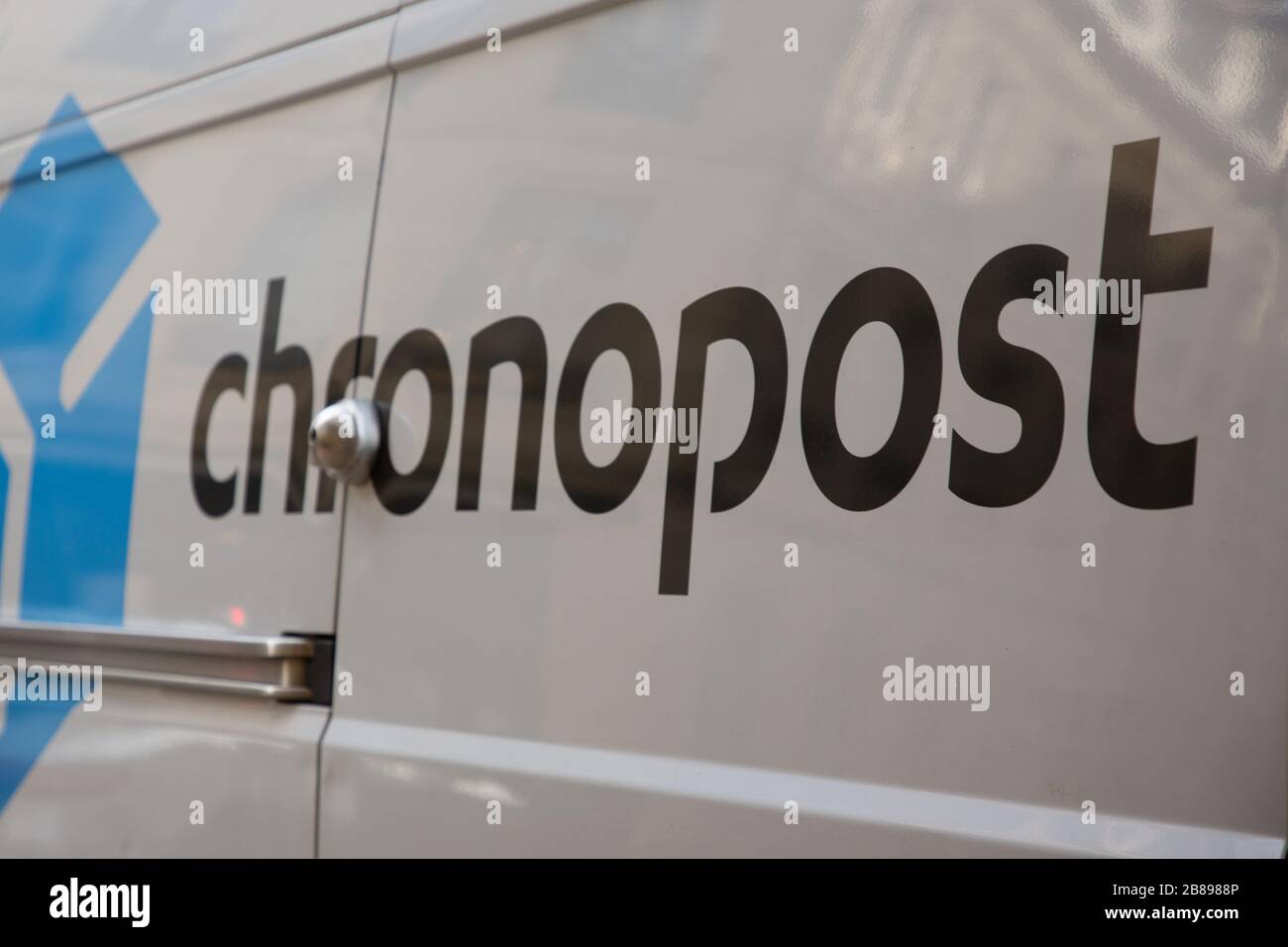 Bordeaux , Aquitaine / France - 11 26 2019 : Chronopost logo delivery ...