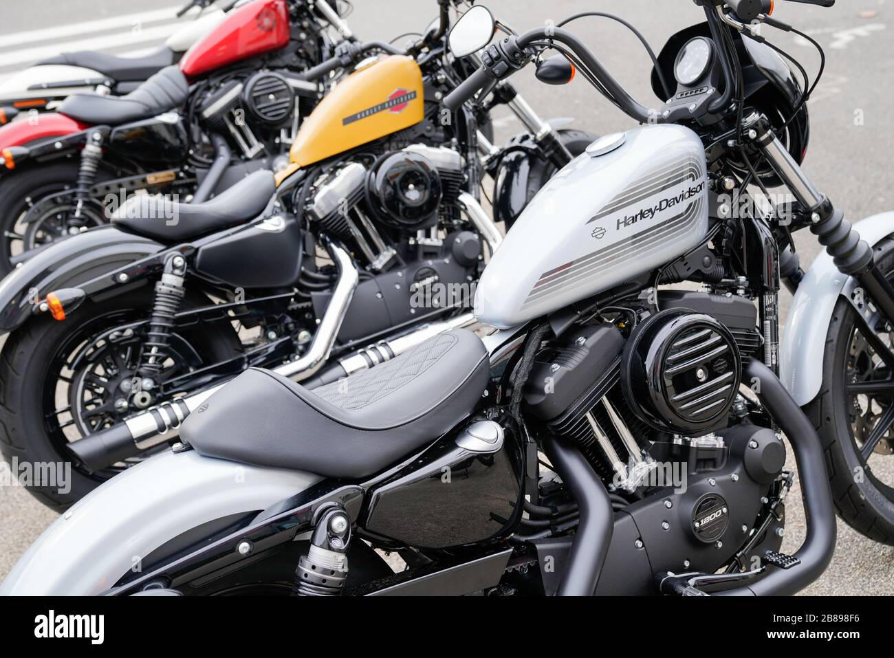 Bordeaux , Aquitaine / France - 02 01 2020 : Harley-Davidson dealership ...