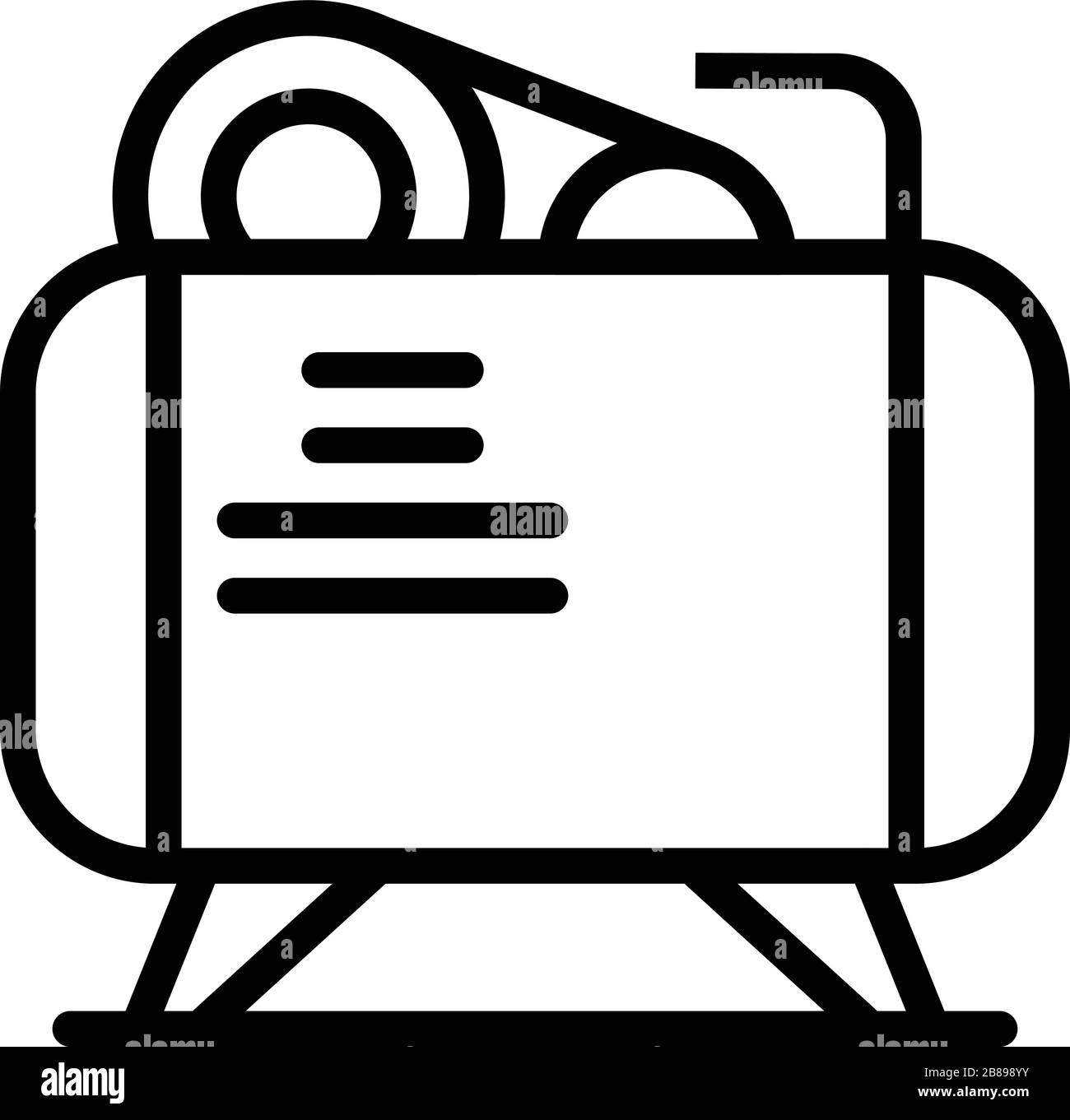 Car compressor icon, outline style Stock Vector Image & Art - Alamy