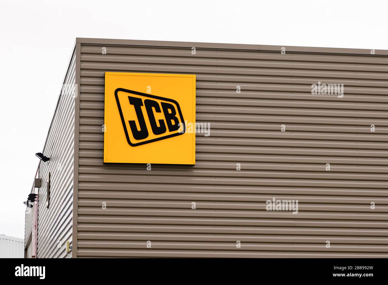Bordeaux , Aquitaine / France - 10 17 2019 : JCB sign store bulldozer ...