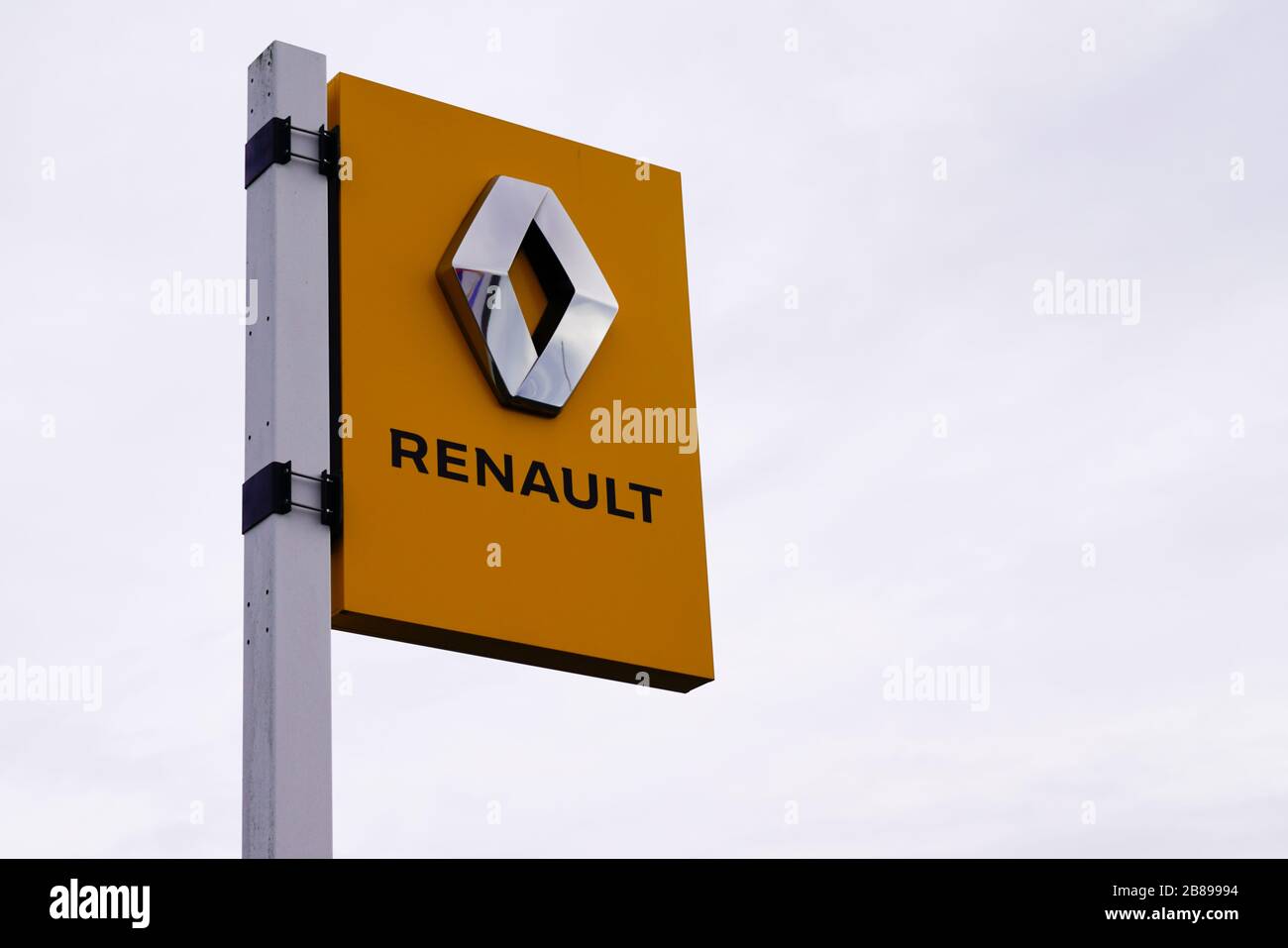 Bordeaux , Aquitaine / France - 01 15 2020 : Renault dealership store ...
