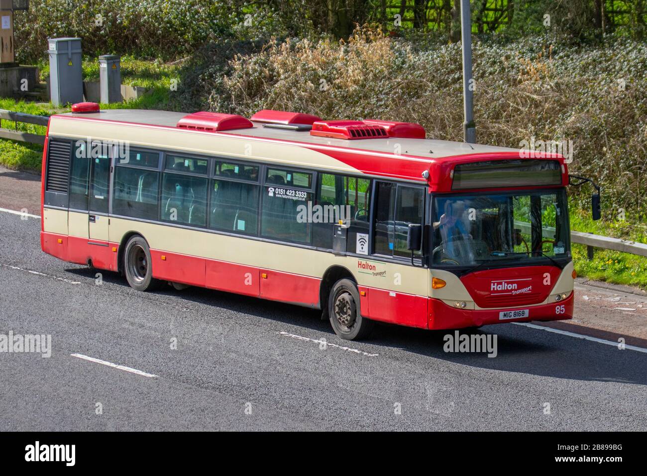 2009 Scania N Series Halton 88 transport single decker; Coach operator ...