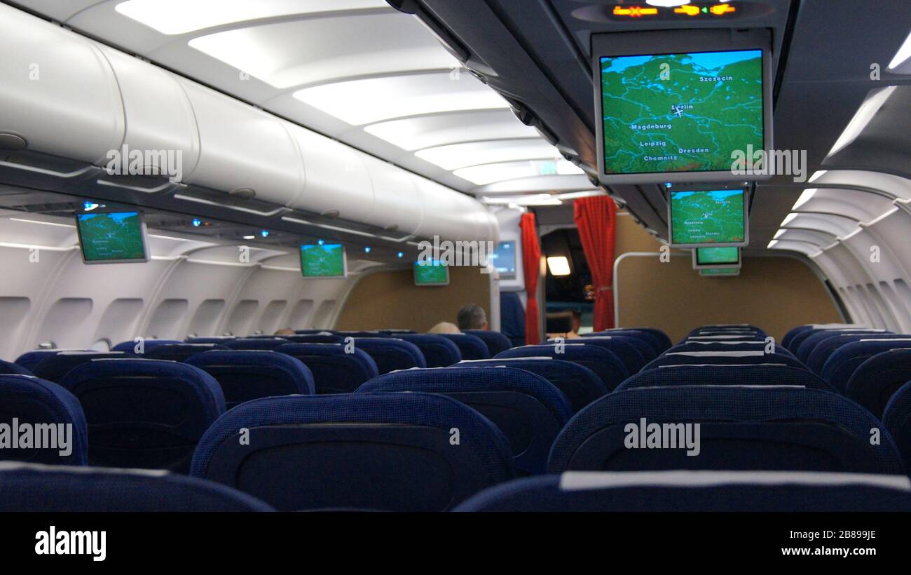 Crowded plane hi-res stock photography and images - Alamy