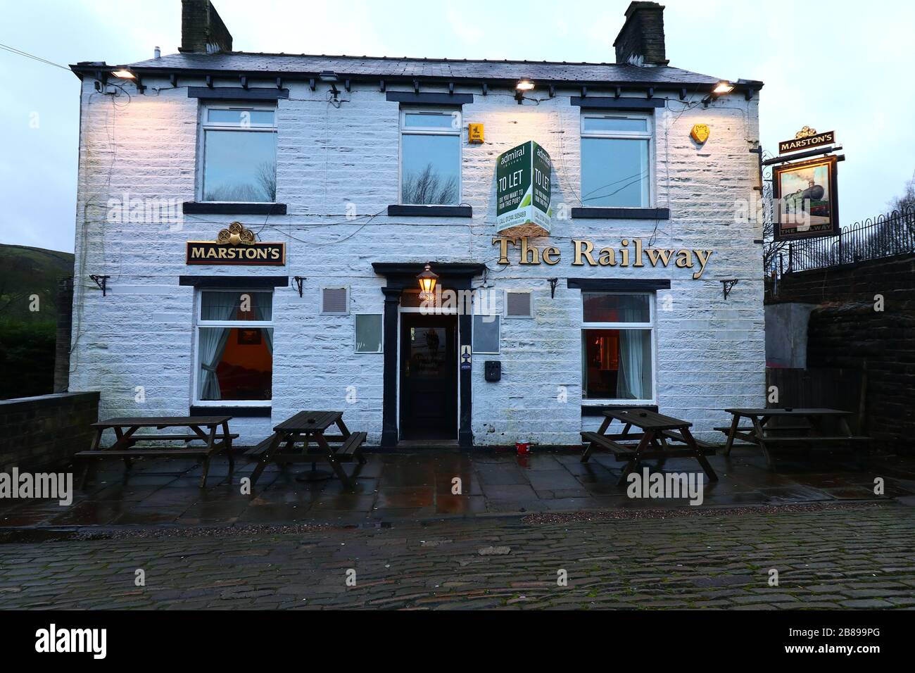 masden village and area west yorkshire Stock Photo - Alamy
