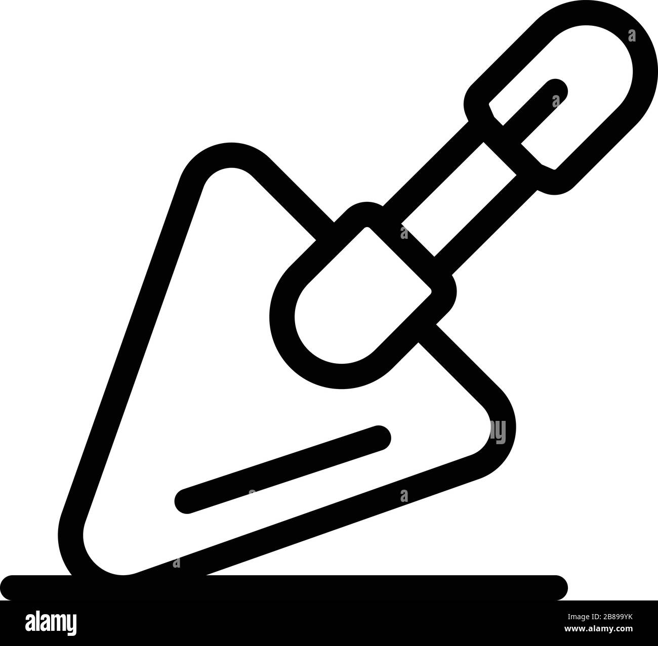 Tiler trowel icon, outline style Stock Vector Image & Art - Alamy